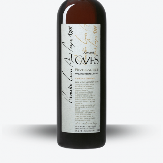 Cuvée Aimé Cazes 1978 - Domaine Cazes : Vin Doux Naturel Rivesaltes Ambré